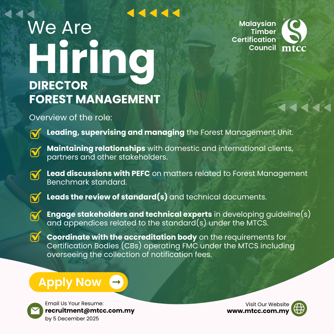 Job Vacancy: Director Forest Management | MTCC